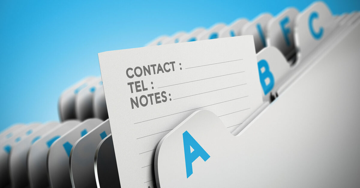 Increase Your Sales with a Organized Contact List - Business In Action